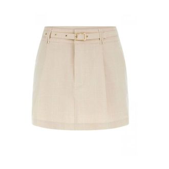 Guess Femme, Jupes, Beige, Taille: 36 FR W6Gd65W2087 Jupe en m&eacute;lange de viscose