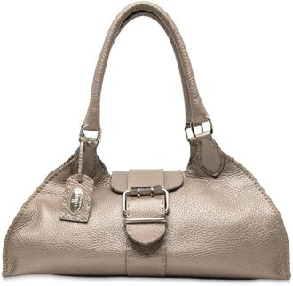 Fendi Hobo Bags - Leather Selleria Sporty Shoulder Bag - Gr. unisize - in Braun - f&uuml;r Damen
