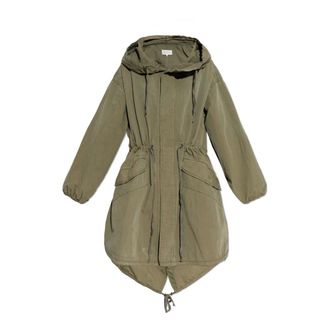 Maison Margiela Femme, Manteaux, Vert, Taille: 42 FR Parka &agrave; capuche