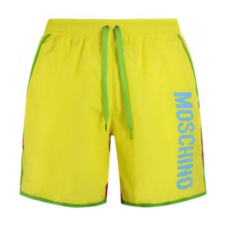 Moschino Herren Badehose Multicolor Strandbekleidung - - Swimwear - Herren - Gelb - XS