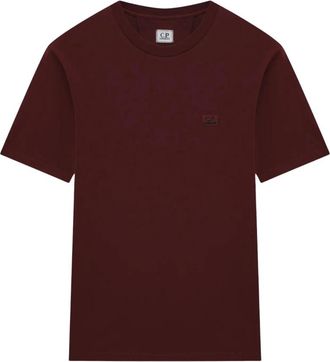C.P. Company Kurzarm-T-Shirt - - Tops - Herren - Rot - M