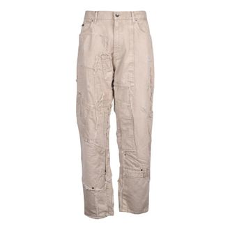 Dolce & Gabbana Cargo Patchwork Jeans - - Jeans - Herren - Beige - L