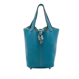 Herm&egrave;s Pre-owned Picotin Lock - Femme - Pre-owned - Bleu - Taille: ONE Size