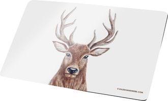 Gilde Fr&uuml;hst&uuml;cksbrettchen Brotbrettchen Brettchen, Hirsch Heimat 23,5 x 14,5cm (Heimat Gef&uuml;hl)