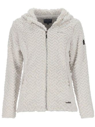 River Creek Fleecejacke 50945 Damen Jacke mit Zick-Zack-Streifen-Muster und Frontrei&szlig;verschluss