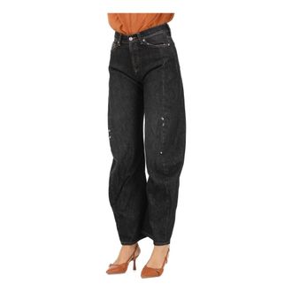 Vicolo Damen, Jeans, Schwarzk, SGr&ouml;&szlig;e