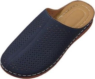 Generic Pantoufles compens&eacute;es respirantes &agrave; bout ferm&eacute; pour femme - Couleur unie - L&eacute;g&egrave;res - &Eacute;l&eacute;gantes - Confortables - Style d&eacute;contract&eacute; - Coupe large - Pant