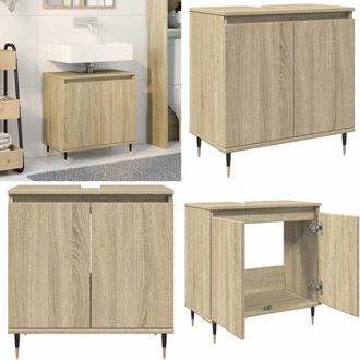 vidaXL vidaXL Badschrank Sonoma-Eiche 58x33x60 cm Holzwerkstoff