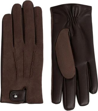 Mani&egrave;re De Voir gants Mario en cuir artificiel - Marron