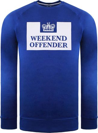 Weekend Offender Skylar Herren-Yale-Blau-Pullover