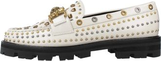 Kurt Geiger Femme, Chaussures, Blanc, Taille: 38 EU Mansion Stud Loafer