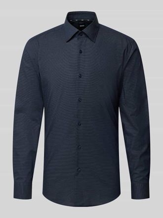 HUGO BOSS Slim Fit Businesshemd aus Baumwoll-Mix Modell HANK
