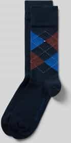 Tommy Hilfiger Socken aus Baumwoll-Mix im 2er-Pack Modell CHECK 2P