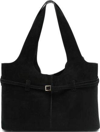 Manu Atelier Cambon Cabas Suede Tote Bag