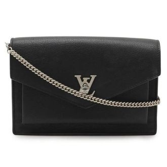 Louis Vuitton Pre-owned Lockme Chain Clutch Bag - - Pre-owned - Damen - Schwarzk - ONE SIZE