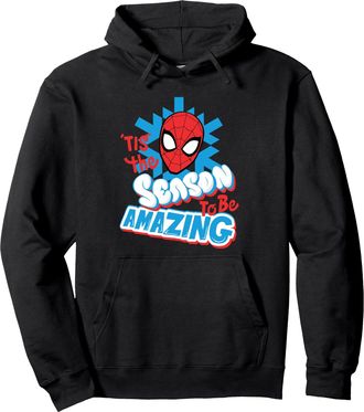 MARVEL Spider-Man Christmas Tis The Season to be Amazing Pullover Hoodie
