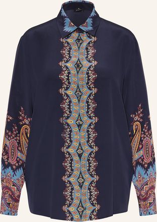Etro Etro Hemdbluse Aus Seide blau