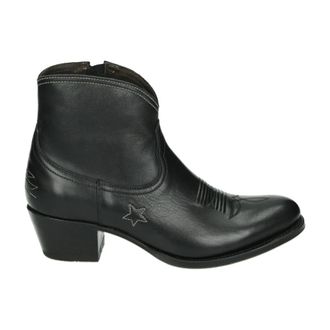 Sendra Western Lederstiefel Schwarz - - Shoes - Damen - Schwarzk - 36 EU