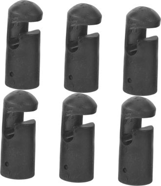 Pretyzoom 6 Stück Langlebige Trampolin stangenabdeckungen aus Robustem Kunststoff Passend für Mini Gartentrampoline Schutz für Trampolinpfosten und Kappen Einfa