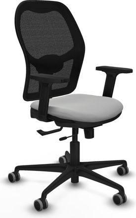 Piqueras y Crespo Chorquera Stuhl mit 2D-Armlehnen, h&ouml;henverstellbare Lendenwirbelst&uuml;tze, ausgestattet mit Syncro/Traslack und eingespritztem Schaum. Mit Rollen von 65 