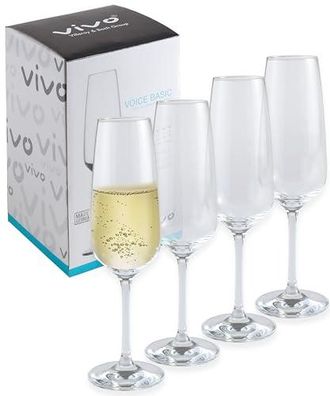 Villeroy & Boch Vivo Voice Bas.Glas Reims flute set4pcs EC