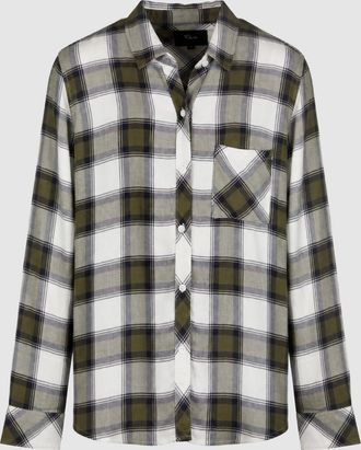 Rails Chemise Hunter Olive Ivory