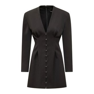 Del Core Femme, Robes, Noir, Taille: 36 FR Robe Épaules Tombantes