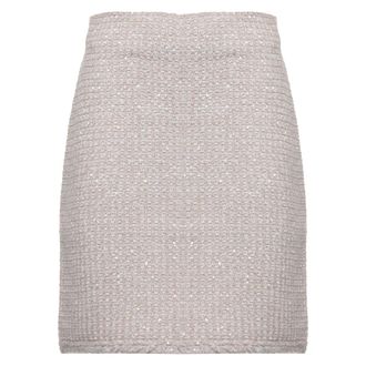 Fabiana Filippi Pailletten-Minirock - - Skirts - Damen - Beige - 2XS