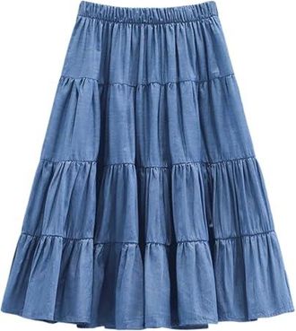 Generic Robes pour filles au quotidien. Jupes d&eacute;contract&eacute;es pour filles avec taille &eacute;lastique. Confortables et &eacute;l&eacute;gantes pour les enfants &acirc;g&eacute;s de 5 &agrave; 12 ans. 