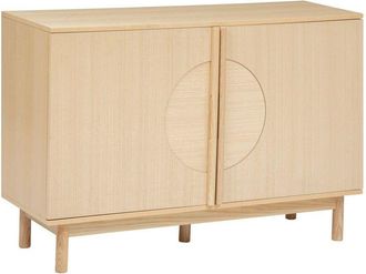 Atmosphera Atmosphera - Buffet 2 portes Arden en placage frêne 119x40cm créateur dintérieur