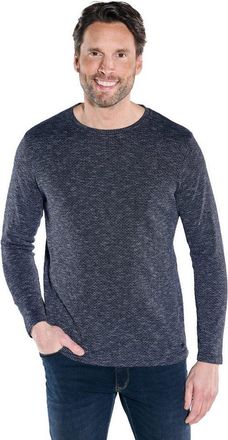 Engbers Langarmshirt engbers Herren Langarm-Shirt regular, Saphirblau