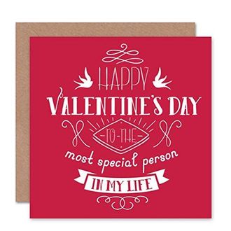 Wee Blue Coo Valentinstag Liebe Die Speziellste Person Jahrestag Valentinstag Liebeskarte Valentinskarte