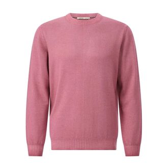 Maurizio Baldassari Klassischer Wollpullover - - Knitwear - Herren - Rosa - XL