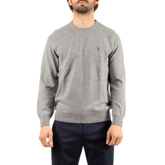 Ralph Lauren Rundhals-Pullover - - Knitwear - Herren - Grau - L