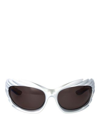 Balenciaga Lunettes De Soleil - Argent