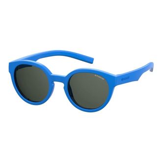 Polaroid unisex, Accessoires, Bleu, Taille: 42 MM Monture bleue lunettes de soleil polarisées
