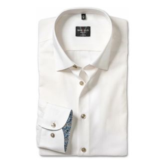 Marvelis Langarmhemd - - Shirts - Herren - Wei&szlig; - 2XL