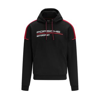 Porsche Design Stitched Motorsport Herren Kapuzenpullover FW Schwarz