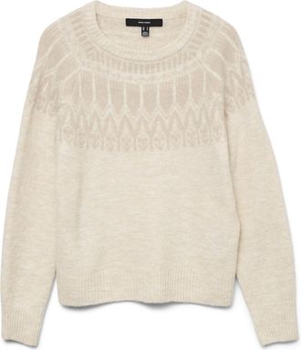 Vero Moda Vmsimone Ls Nordic Pullover Ga Rep Boo