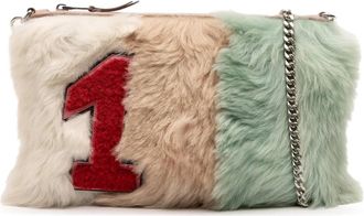 Miu Miu Hobo Bags - Fur Montone Stripe Crossbody - Gr. unisize - in Bunt - für Damen