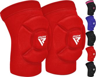RDX Sports Knieschoner f&uuml;r MMA Kickboxen und Muay Thai Training, Schaumstoff Gepolsterte Unterst&uuml;tzung Kniest&uuml;tze Guard, Kampfsport Grappling Schutzkleidung K&auml;fi