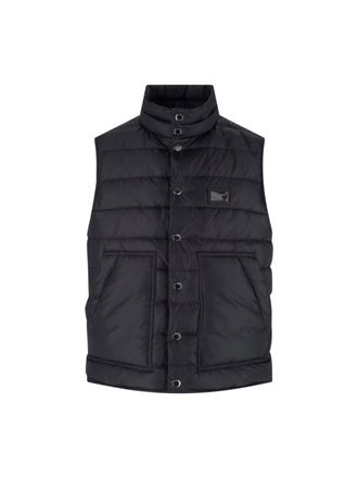 Dolce & Gabbana Padded Logo Gilet
