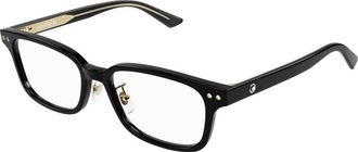 Montblanc Montblanc, Homme, Accessoires, Noir, Taille: 53 MM Japan Capsule Rectangular Optical Frame