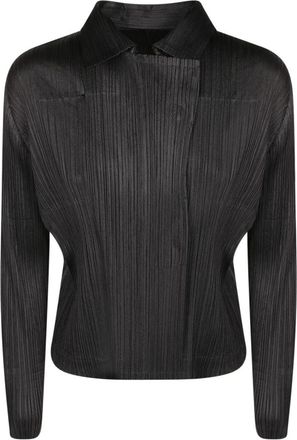 Issey Miyake Femme, Blouses et Chemises, Noir, Taille: 42 FR Monthly Colors: February Jacket