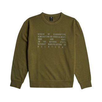 G-Star Grafische Sweatshirts und Hoodies - - Sweatshirts & Hoodies - Herren - Gr&uuml;n - M