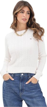 Tommy Jeans Damen, Strickwaren, Beige, XSGr&ouml;&szlig;e