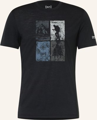 super.natural Funktionsshirt Go Hiking schwarz