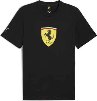 Puma T-shirt &agrave; &eacute;cusson color&eacute; Sportswear Scuderia Ferrari Homme, Accessoires, Noir, XS
