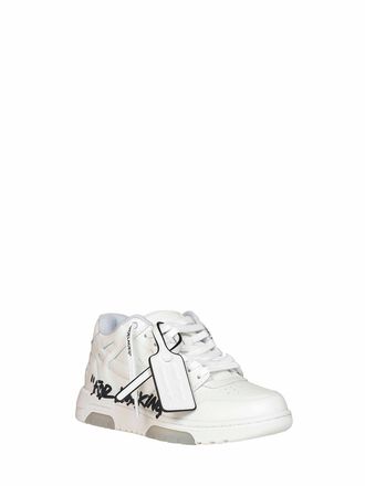 Off-white Womens Sneakers Out Of Office White Bovine Leather (top Grain) Trainers