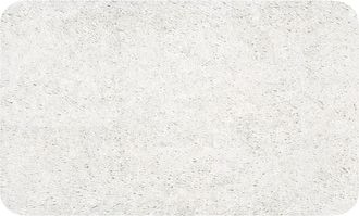 Spirella Badteppich Badematte Duschvorleger Mikrofaser Hochflor | flauschig | rutschhemmend | geeignet für Fußbodenheizung | 70x120 cm | Weiß